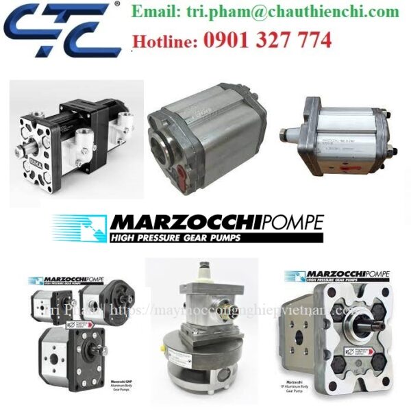 Bơm bánh răng Marzocchi Italy - Marzocchi hydraulic pump - Máy móc công ...