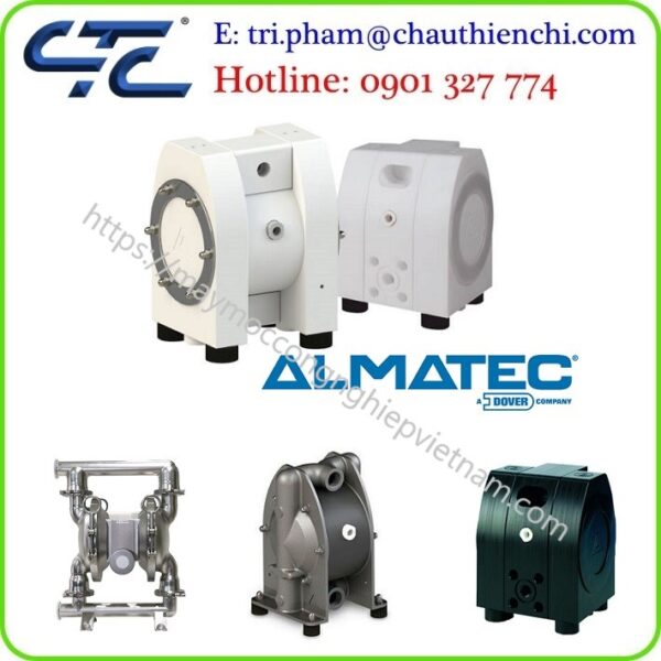 Bơm màng Almatec chính hãng Germany đại lý Việt Nam - Máy móc công nghiệp Việt Nam