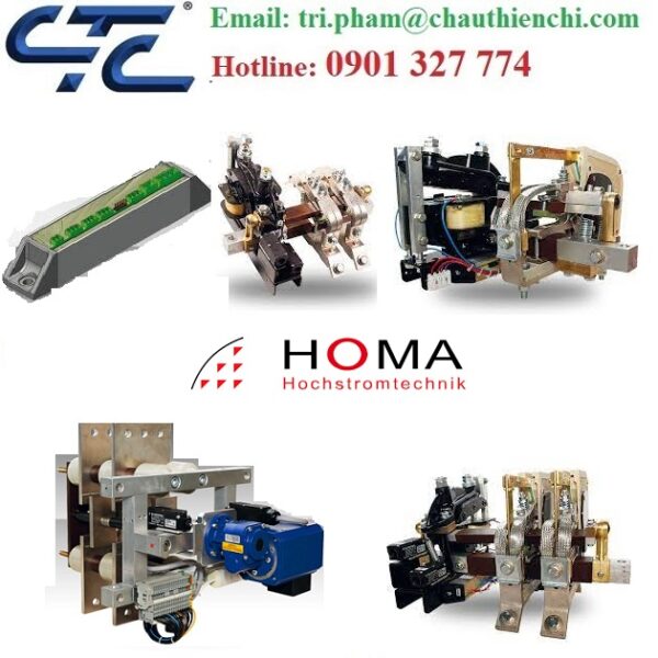 Công tắc chuyển mạch HOMA ĐỨC - HOMA Hochstromtechnik - Máy móc công ...