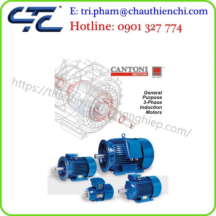Động cơ Electric CANTONI - Motor CANTONI Việt Nam - Máy móc công nghiệp ...
