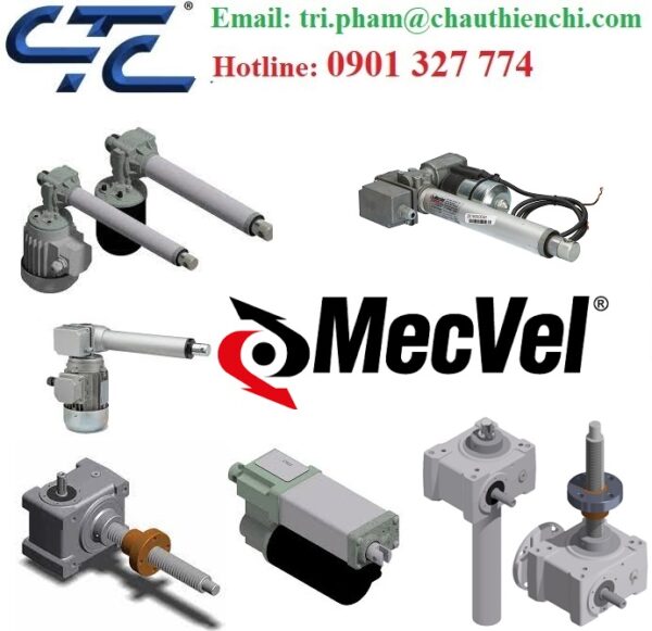 Giắc vít MecVel Italy - MecVel Lineardrive - Máy móc công nghiệp Việt Nam