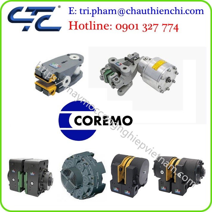 Phanh khí nén COREMO Italy đại lý COREMO Việt Nam - Máy móc công nghiệp ...